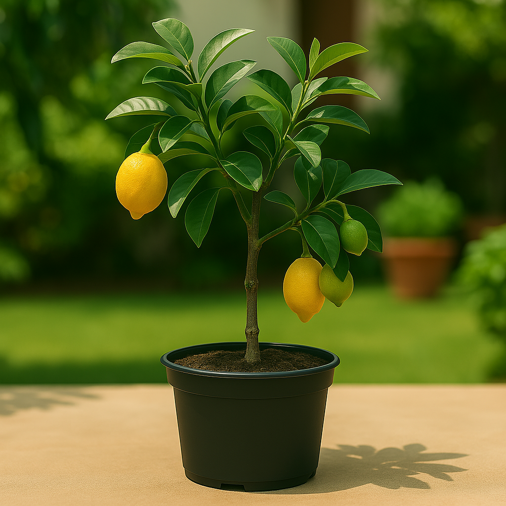 Buy Dwarf Lemon Fruit Plant – Grafted, Pot-Friendly, Fruits