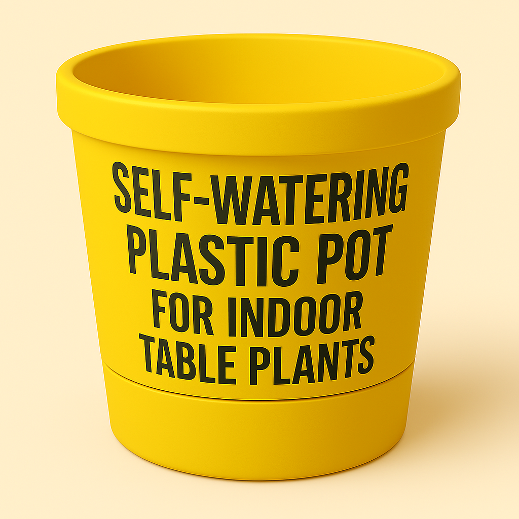 Top 5 Self-Watering Plastic Pots for Indoor Plants No stress