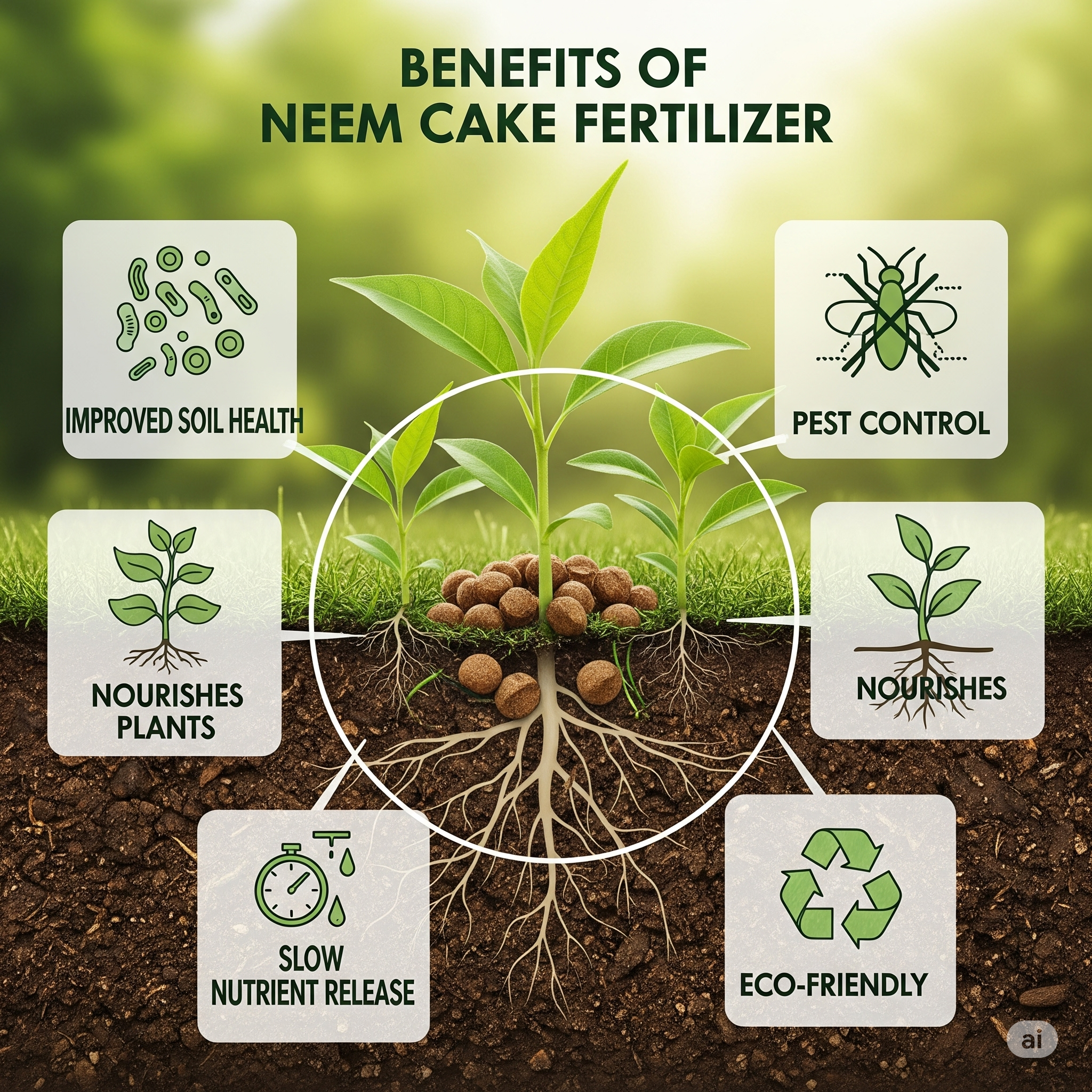 Top Benefits of Neem Cake Fertilizer for Soil Plant Growth